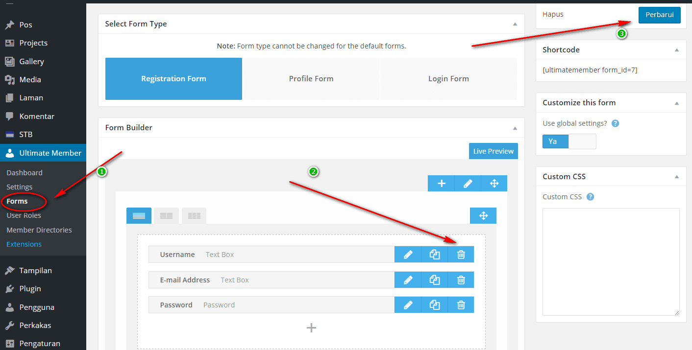 Panduan Membuat Halaman Register, Login Dan Profil User Dengan Plugin ...